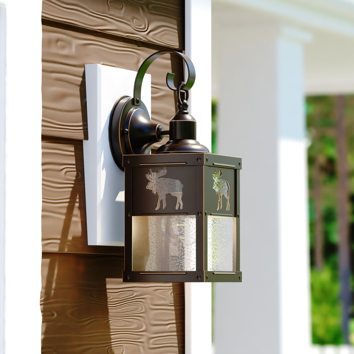 Butler Gulch Moose Trail Outdoor Light | The Cabin Shack