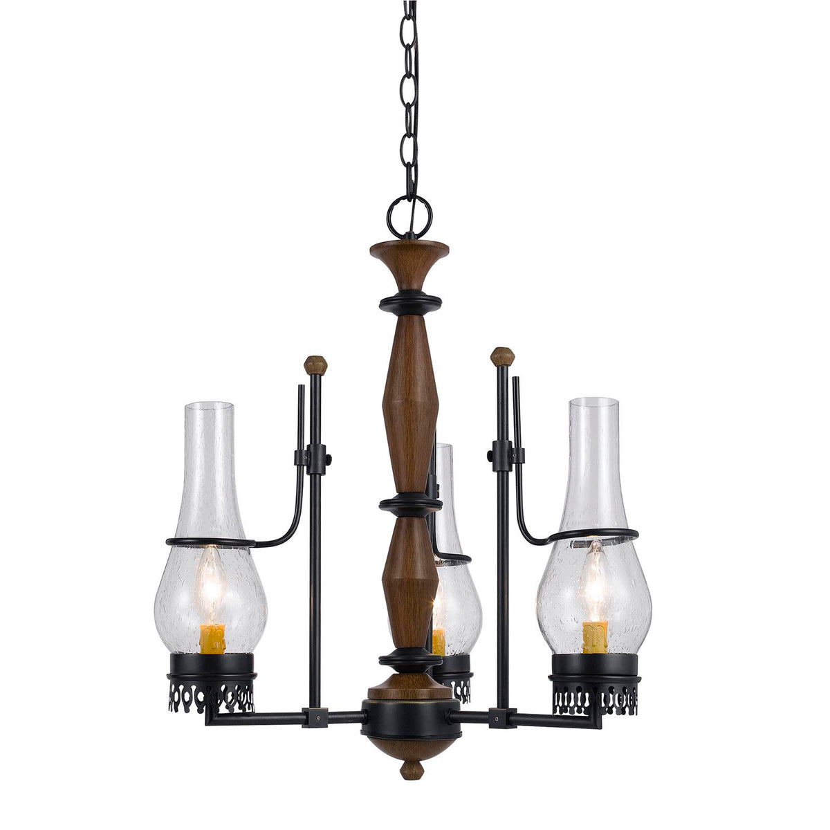 Columbia Rustic 3 Light Lantern Chandelier | The Cabin Shack