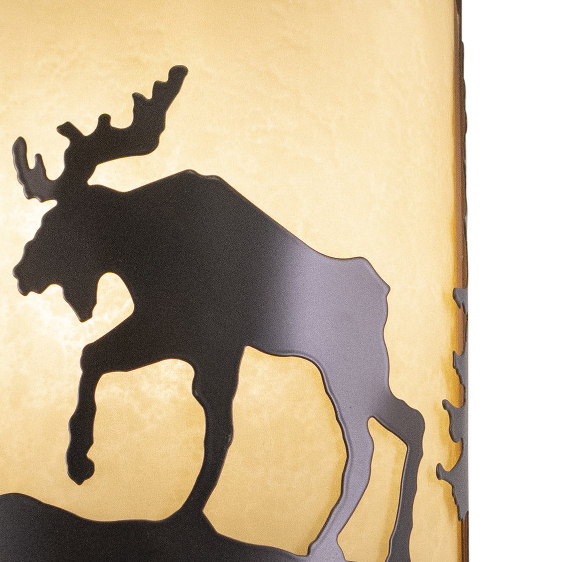 Evergreen Bronze Meadow Trail Moose Wall Sconce | The Cabin Shack