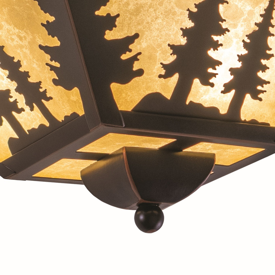 Lily Mountain Evergreen Trail Ceiling Light | The Cabin Shack