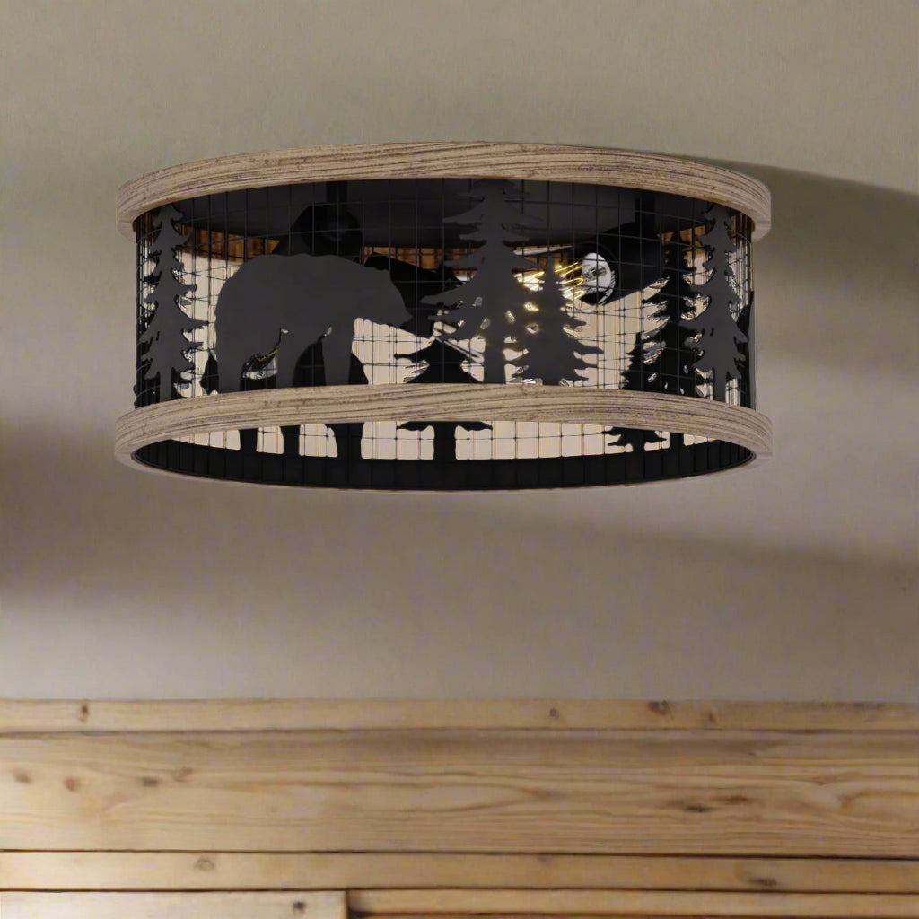 Bear Ceiling Lights — The Cabin Shack