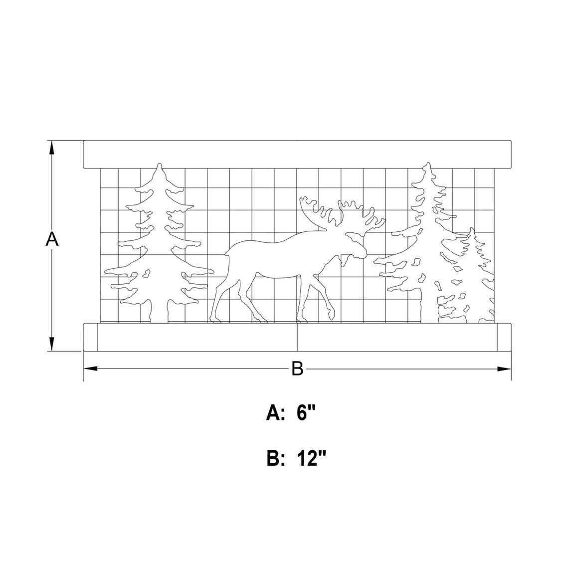 Oak Wood Cheyenne Canyon Trail Ceiling Light | The Cabin Shack