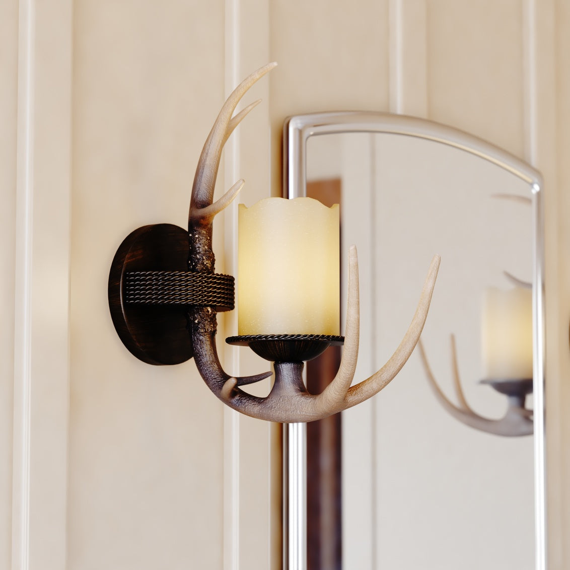 Rocky Mountain Antler Wall Sconce | The Cabin Shack