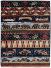 Cabin Rugs | Wilderness Trek Lodge Rug | The Cabin Shack