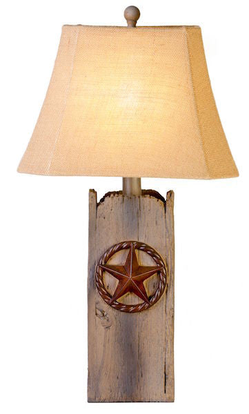 Western Star Table Lamp for Rustic Decor | The Cabin Shack