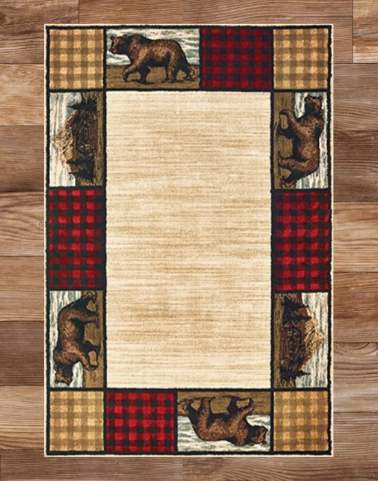 Glacier Retreat Plaid Rug | The Cabin Shack